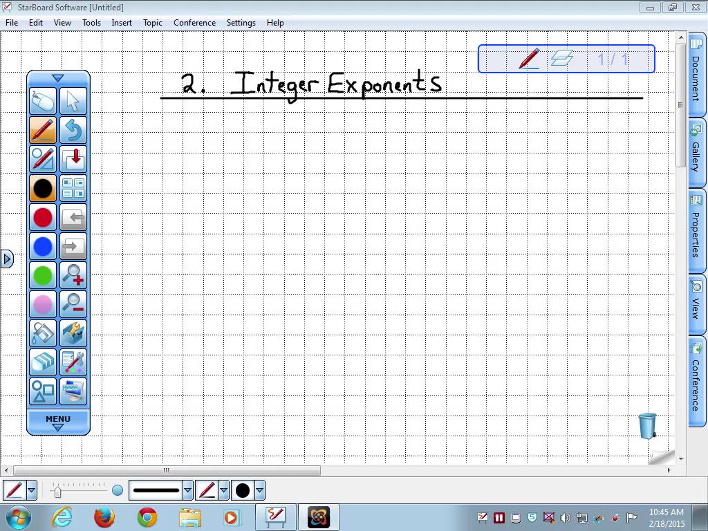 Lesson 2 Integer Exponents